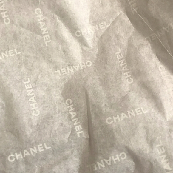 CHANEL | Other | Chanel White Gift Box Tissue Stuffing New Authentic ...
